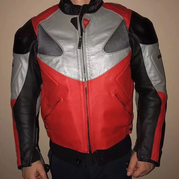 Dianese | Jackets & Coats | Dainese Leather Motorcycle Jacket Size 58 ...